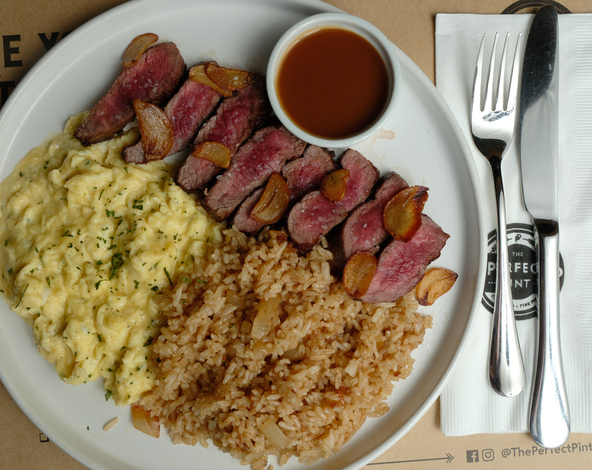 Steak and Eggs – The Perfect Pint